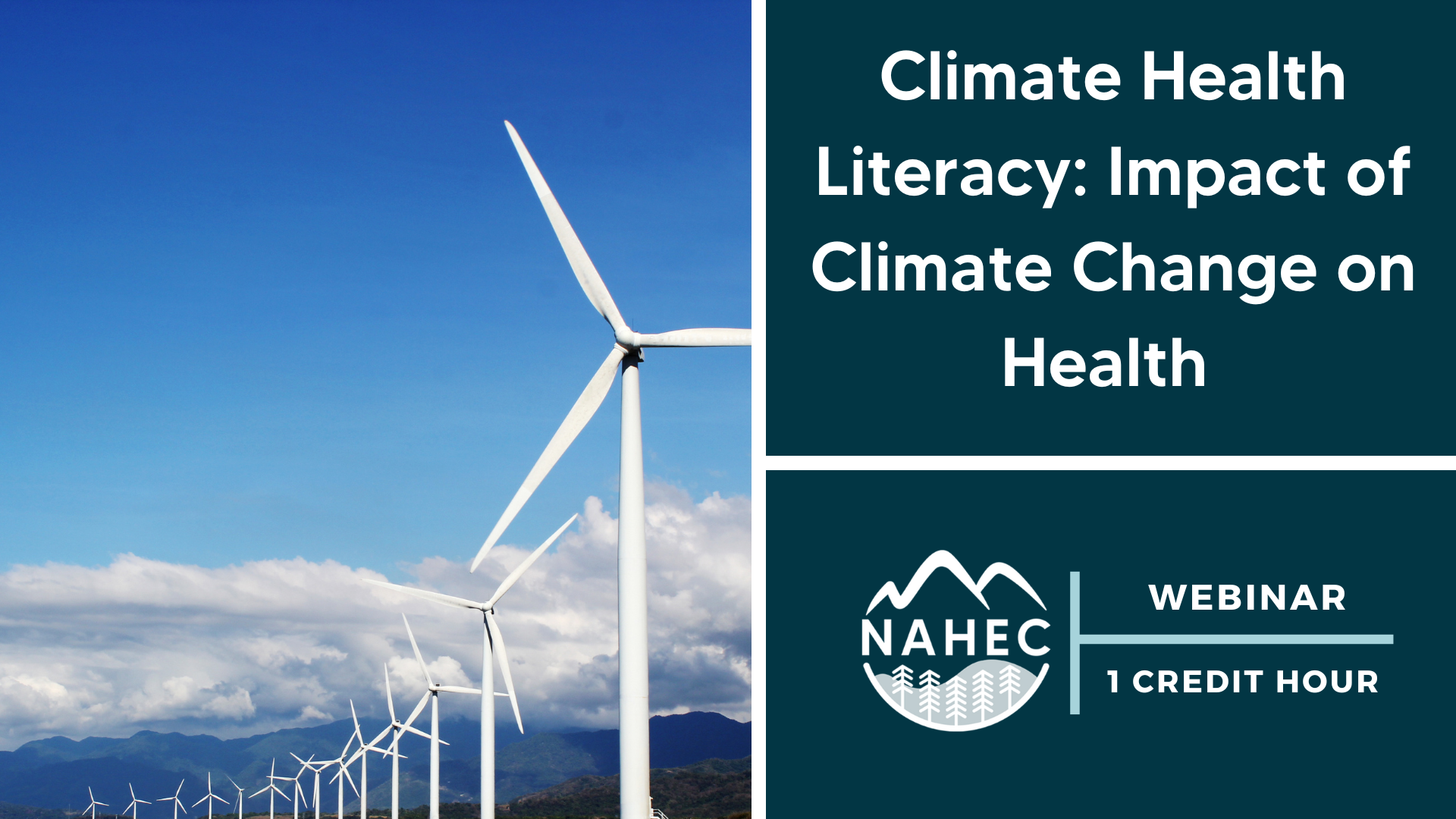 Climate Health Literacy: Impact of Climate Change on Health - Northern ...